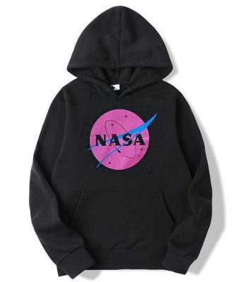 Nasa Pink Logo Hoodie